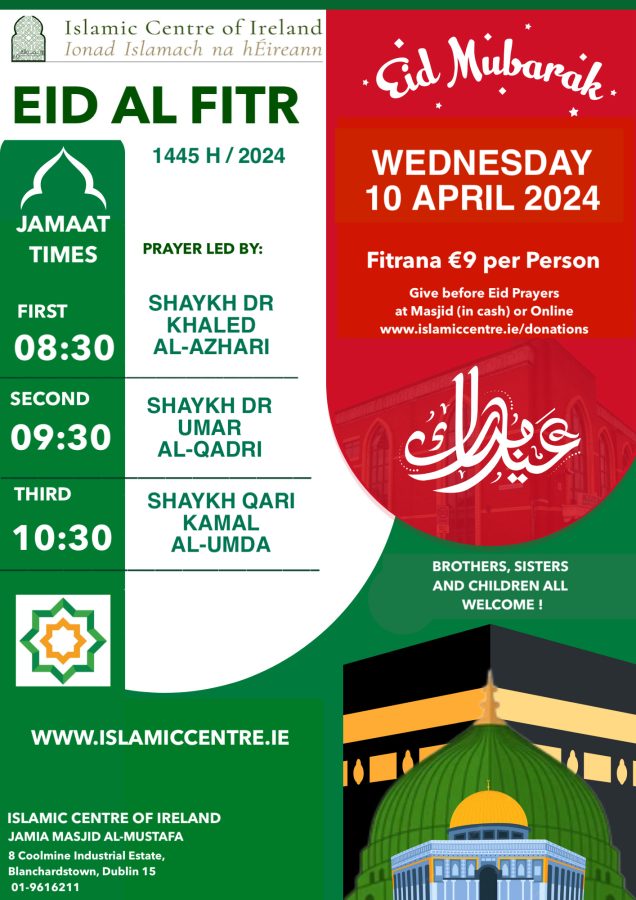 Eid al-Fitr 2024 Announcement - Islamic Centre Ireland